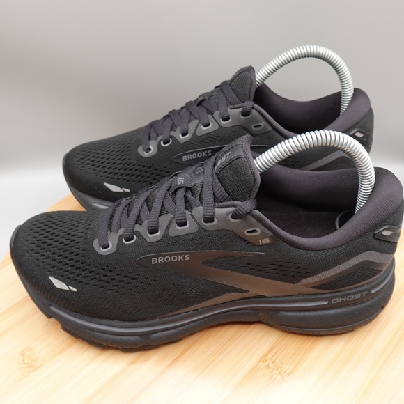 Brooks | Shoes | Brooks Ghost 5 Womens 75 Wide Shoes Black Sneaker ...